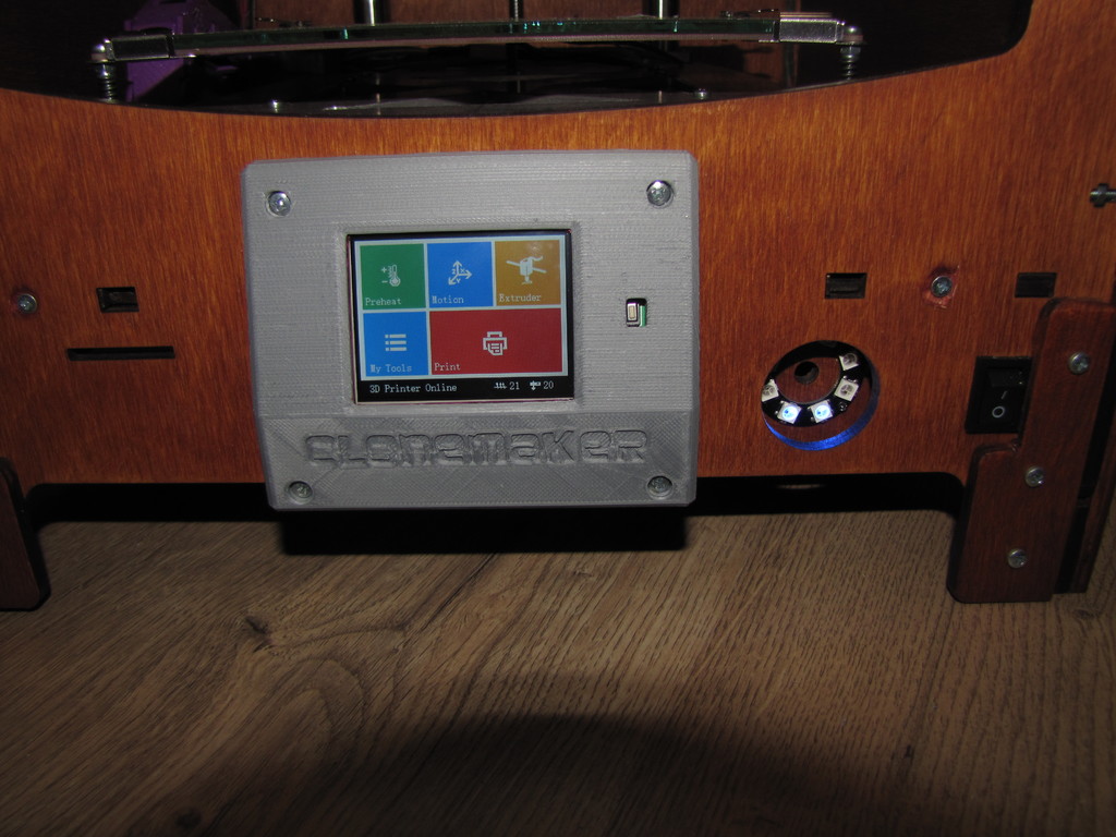 🖼️ JZ-TS24-2 touch screen + stilys mounts on UM2 frame・Free 3D File for ...