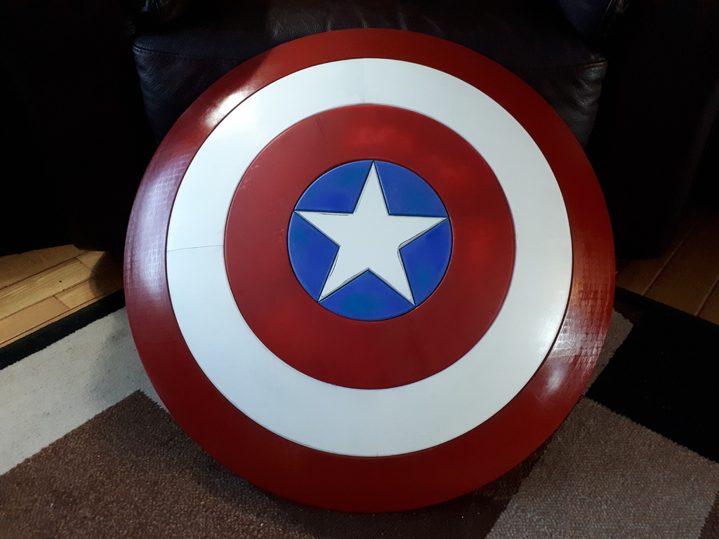 🛡️ Captain America Shield・Free 3D File for ・Cults