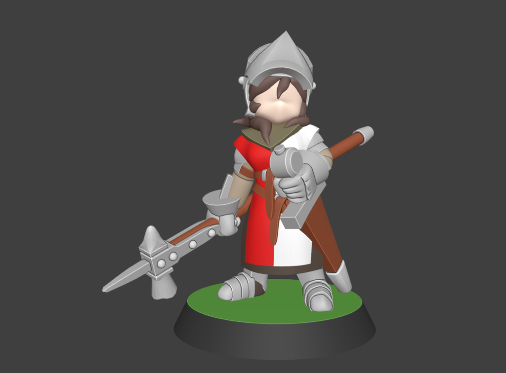 🧞‍♂️ Ordo Mediare Lady Lucerne in 15mm・Free 3D File for ・Cults