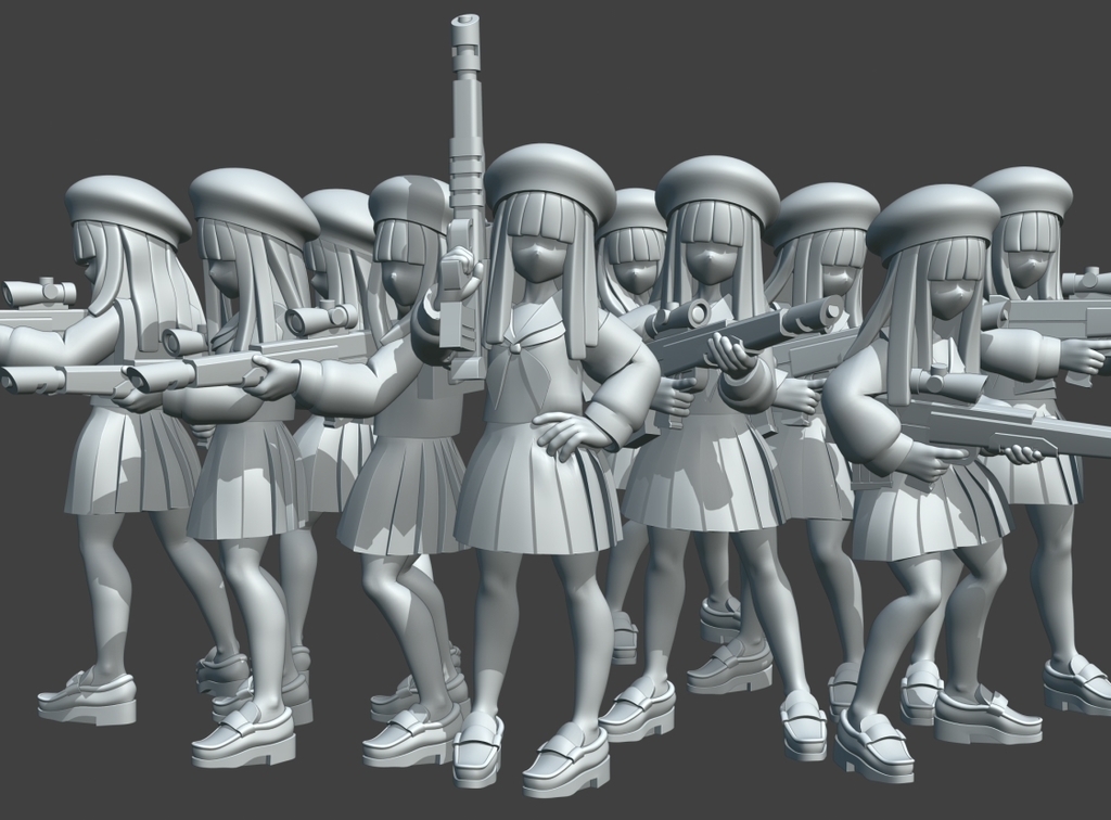 🦸 Justice Defense Force Troops・Free STL File for 3D printing・Cults