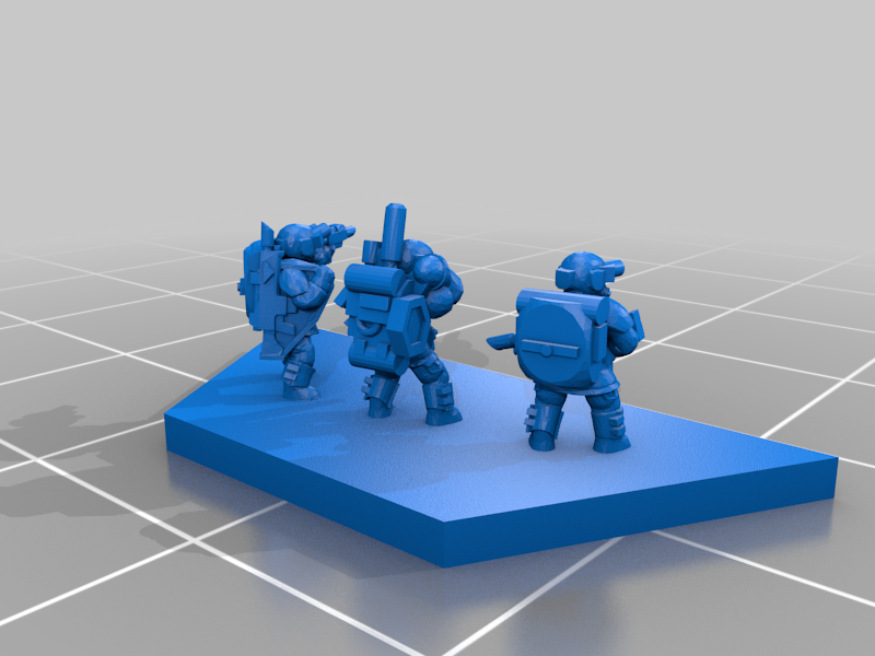 🎲 Nightfighter Recon Patrol Platoon・Free 3D File for ・Cults