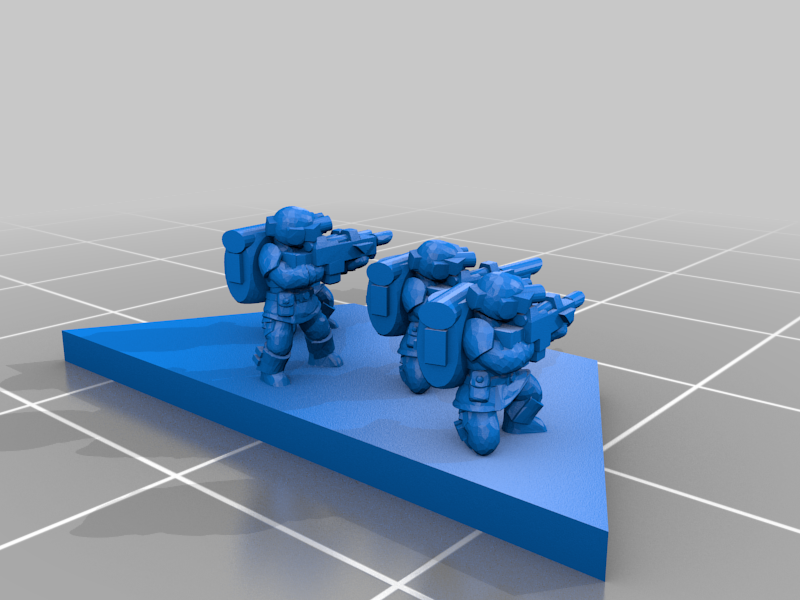 🎲 Nightfighter Recon Patrol Platoon・Free 3D File for ・Cults