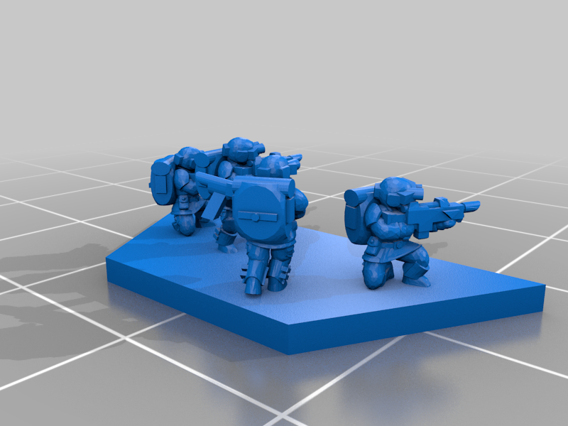 🎲 Nightfighter Recon Patrol Platoon・Free 3D File for ・Cults