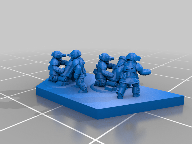 🔫 Nightfighter Weapon Platoon and Command Squad・Free 3D File for ・Cults