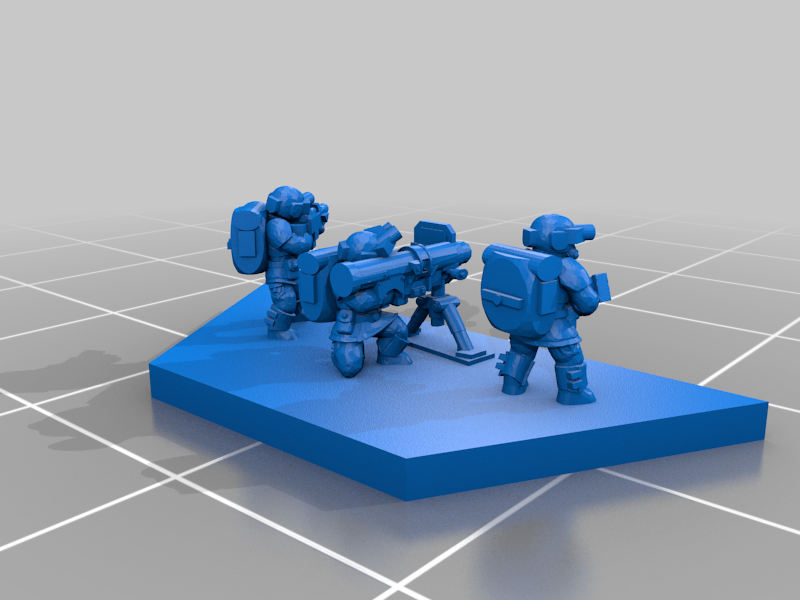 🎲 Nightfighter Recon Patrol Platoon・Free 3D File for ・Cults