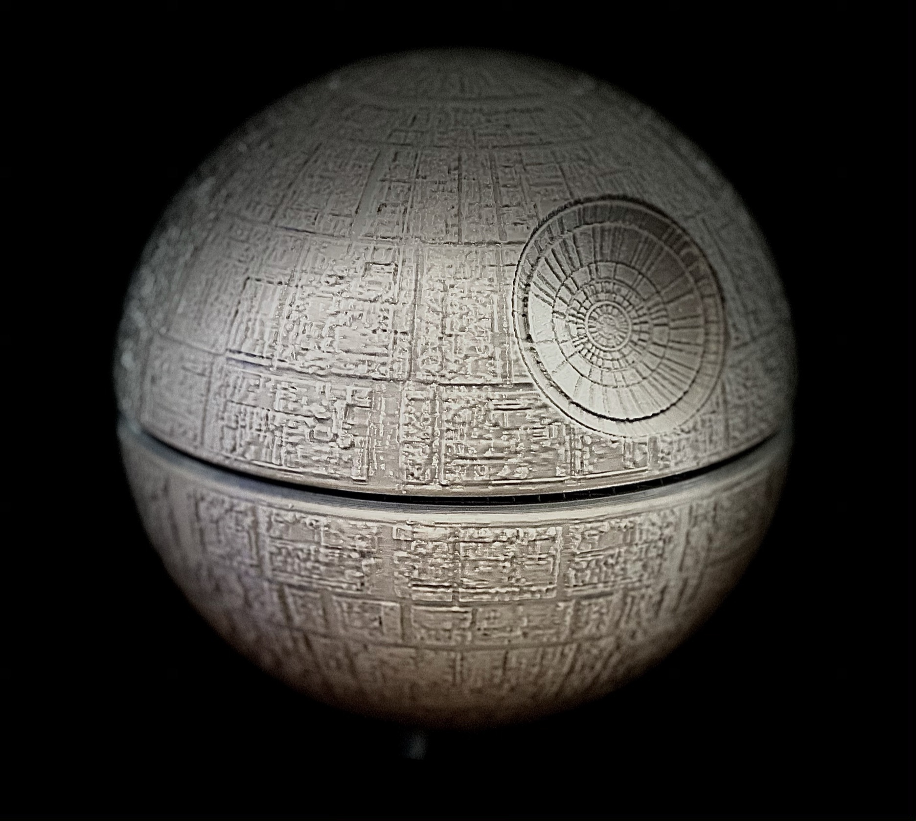 3D printable Death Star scaled one in two million・Cults