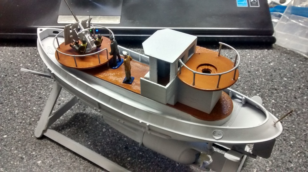 🎣 War fishing cutter 1:72 RC Boat・Free 3D File for ・Cults