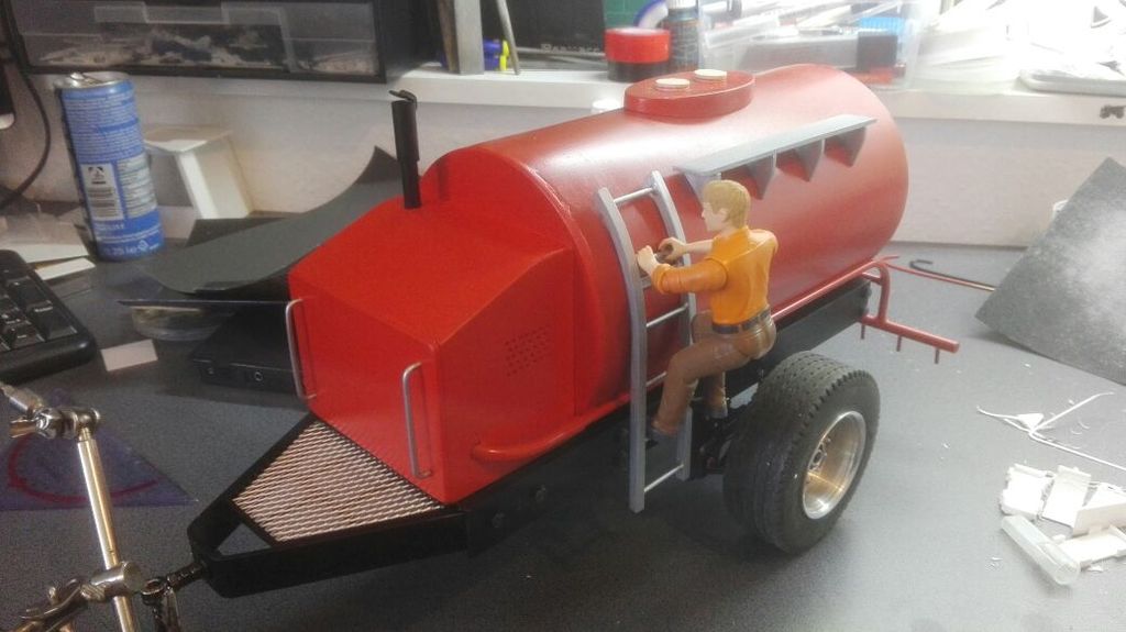 🚰 RC Water Tank Trailer・Free 3D File for ・Cults