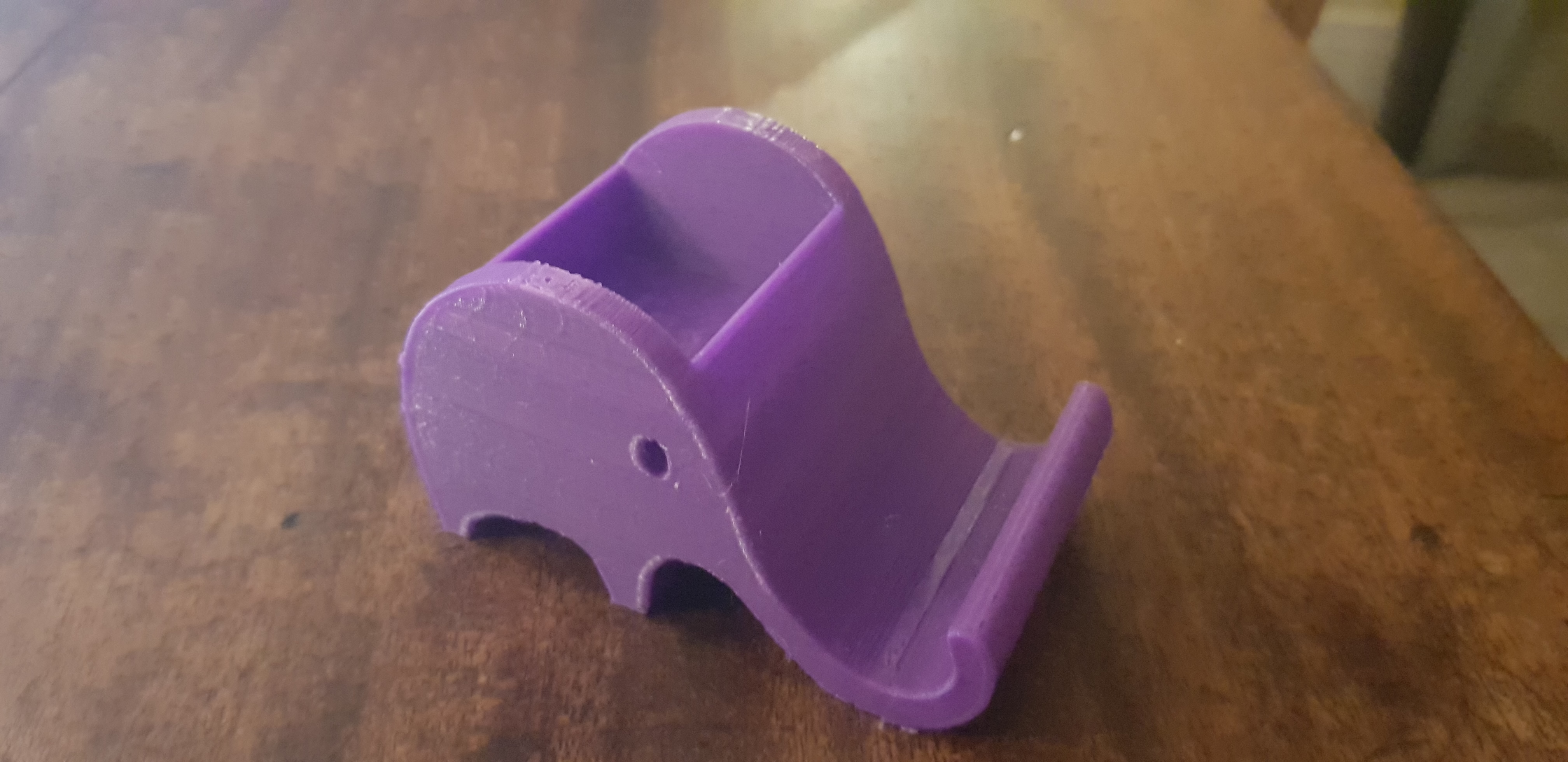 🐘 Elephant Phone holder with compartment・Free 3D File for ・Cults