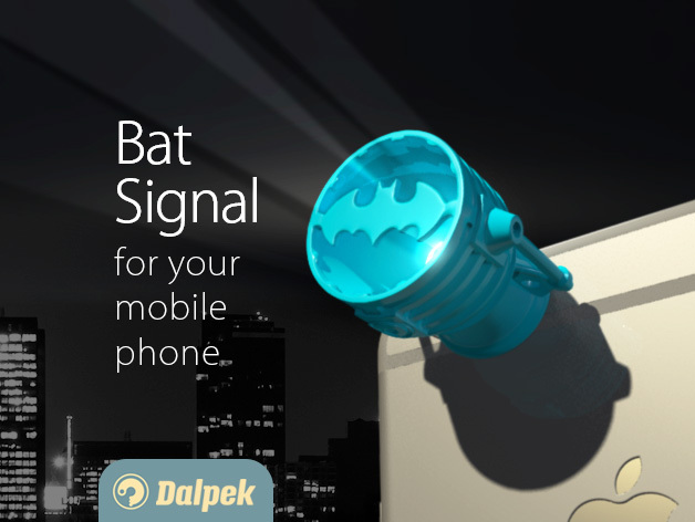 Archivo 3D gratuito Bat Signal para iPhone 🦇 ・Objeto para descargar e ...