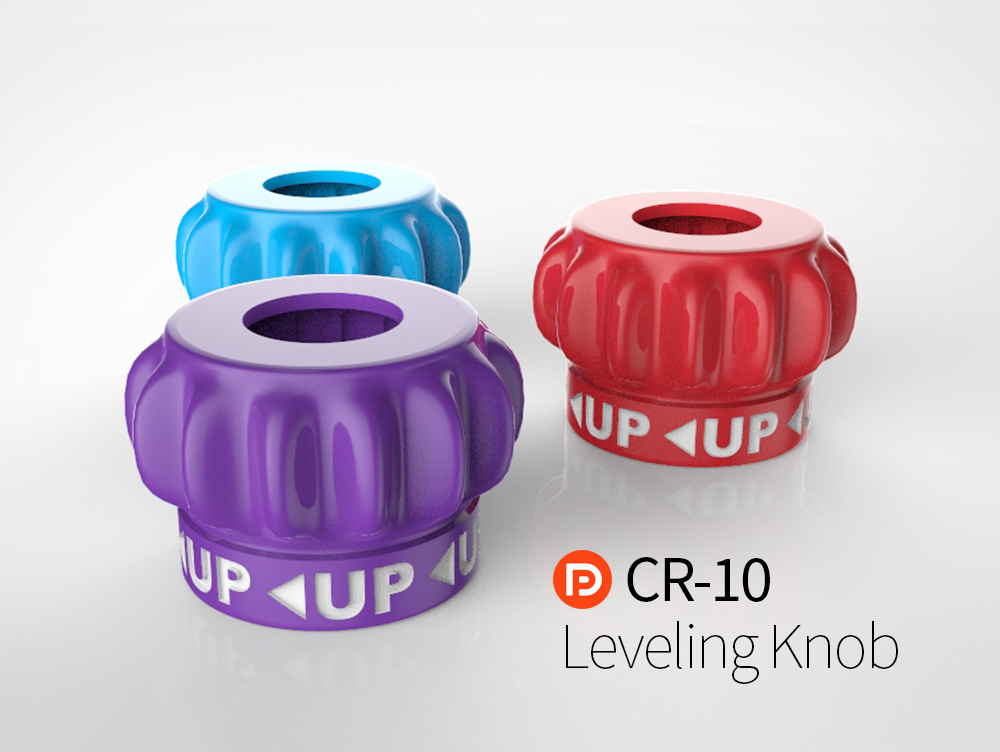 🔧 CR10 Leveling Knob for CR-10 S4 and S5・Free 3D File for ・Cults