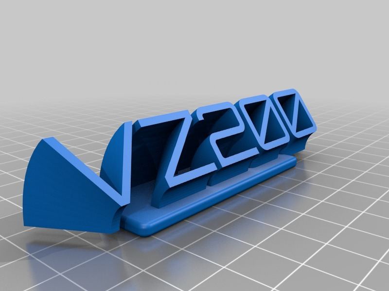 Free 3D file VZ200 Name Plate remix 🏢 ・3D printable model to download・Cults