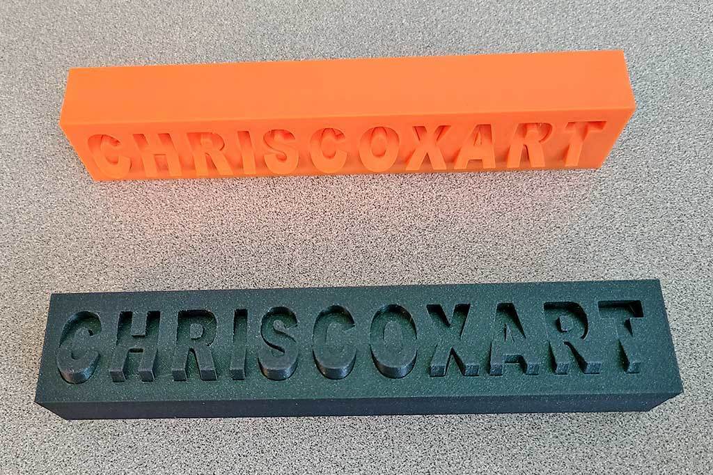 Free 3D file Cut and Tilted Text V2 - Customizable 🏢 ・Design to ...