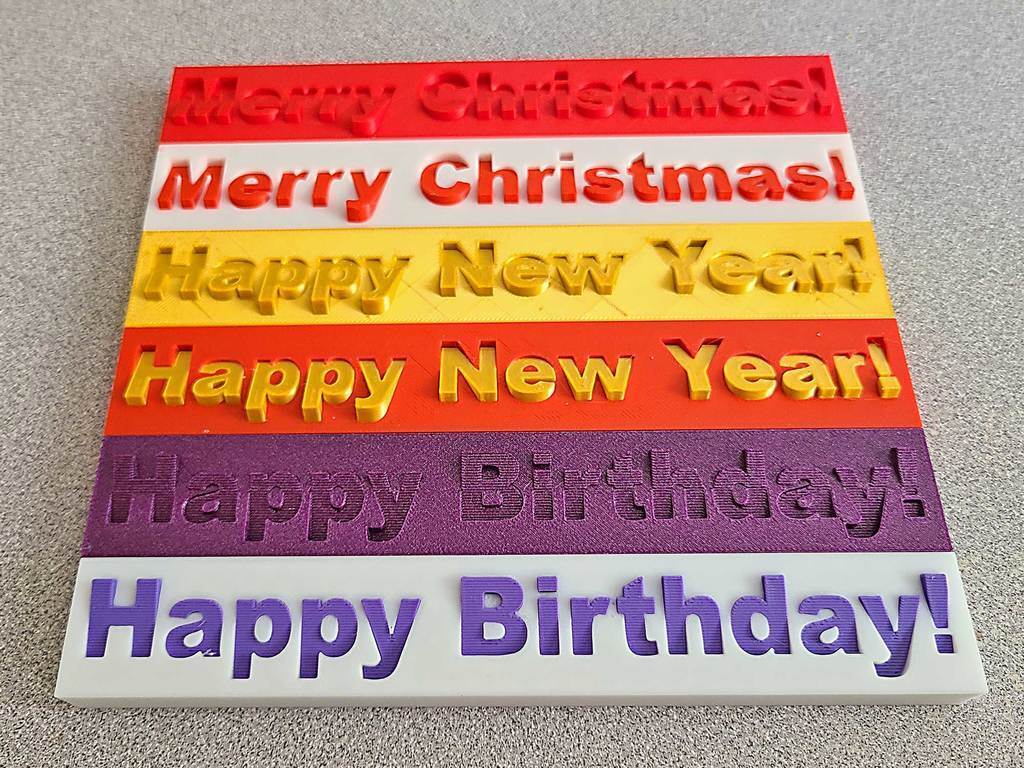 Free 3D file Cut and Tilted Text V2 - Customizable 🏢 ・Design to ...