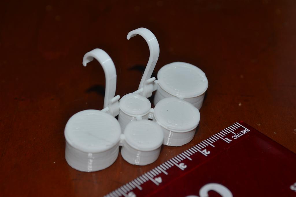 🥁 Marching Band Drum Tenor Quints・Free 3D File for ・Cults