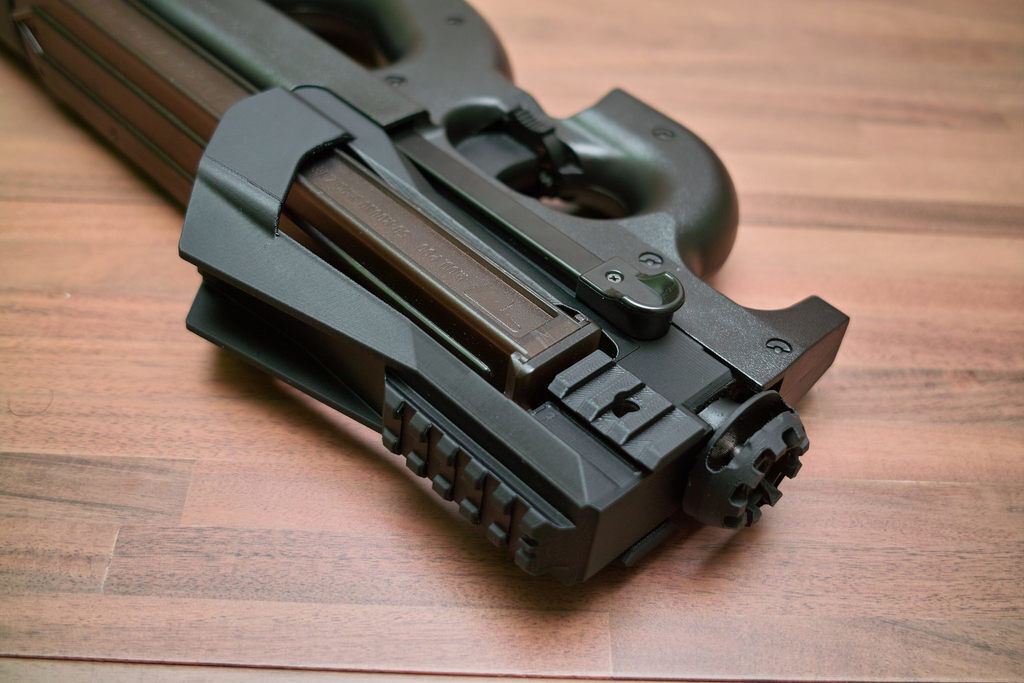 Free 3D file Cookie Cutter type muzzle device for airsoft P90 🍪 ・3D ...