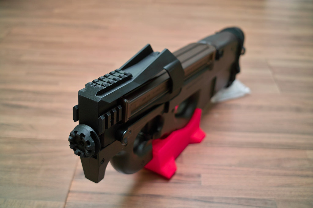 Free 3D file Cookie Cutter type muzzle device for airsoft P90 🍪 ・3D ...