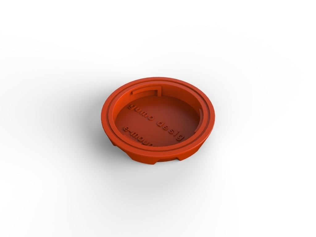 Free 3D file E-Mount rear lens cap redesign 🧢 ・3D printable object to ...