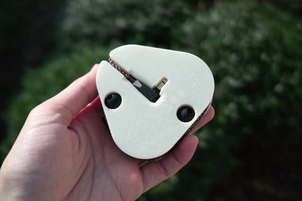 🎵 KZ ZSN IEM EARPHONE WRAP CASE・Free 3D File for ・Cults