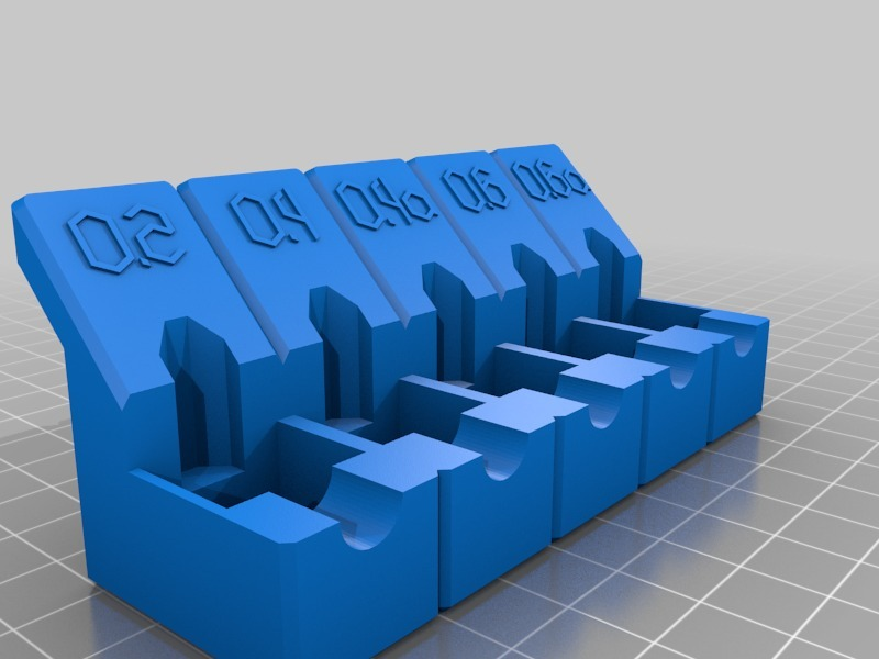 Free 3D file Ping 3DP nozzle organizer 🧞‍♂️ ・3D printing template to ...