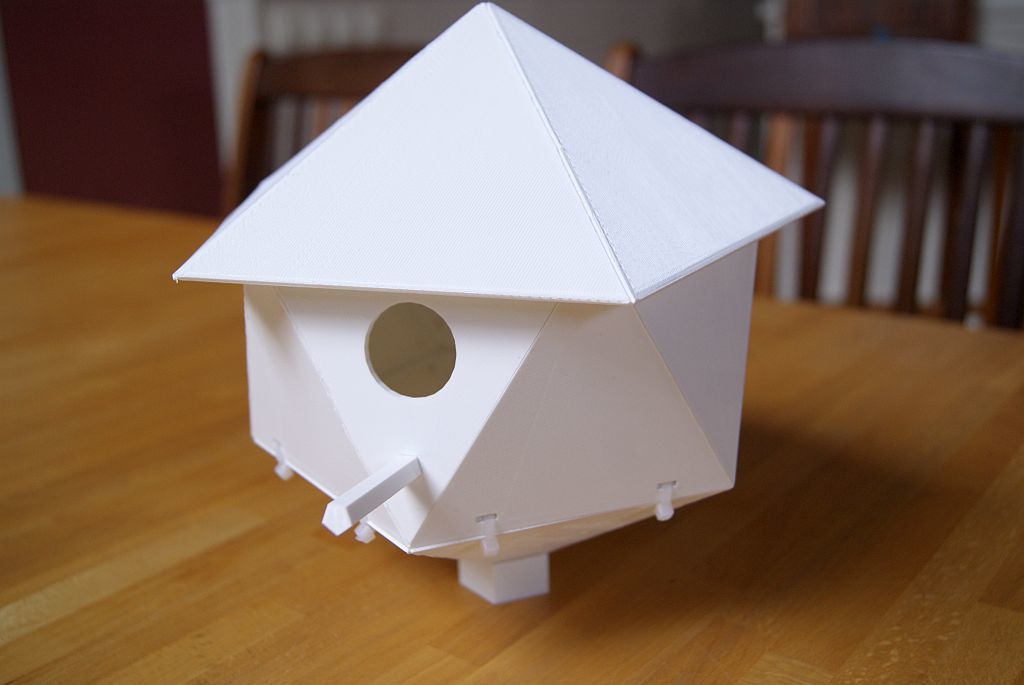 Free 3D file Icosahedron nest box / bird house 🪺 ・3D printing design to ...