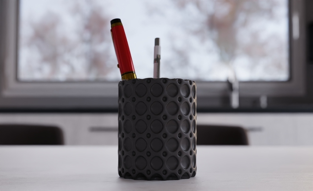 Free 3D file Pen/Pencil Holder 🏢・3D printable design to download・Cults