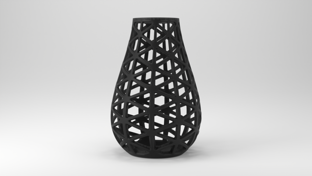 🔺 Triangle Lattice Vase・Free 3D File for ・Cults