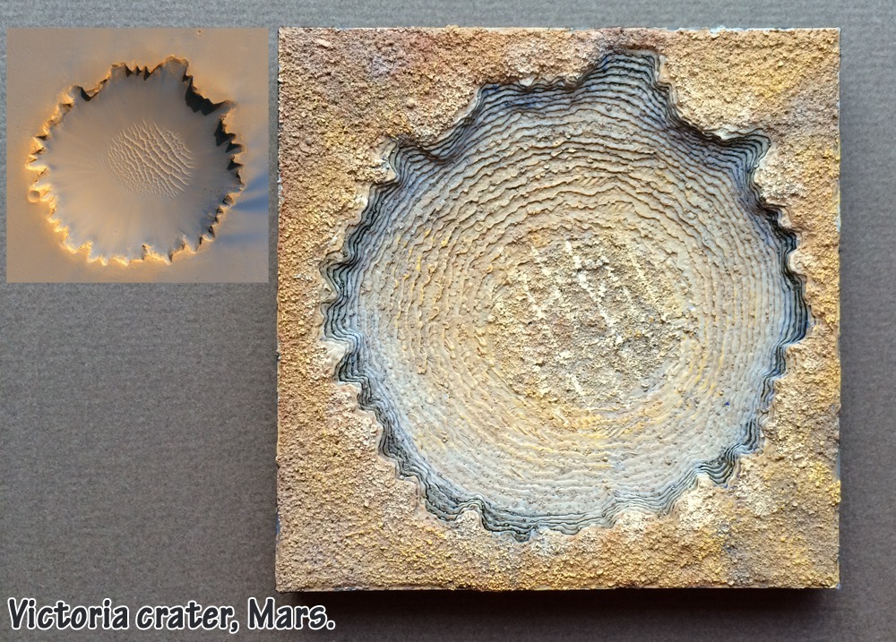Fichier 3D gratuit Cratère Victoria, Mars 🗿 ・Design pour imprimante 3D ...