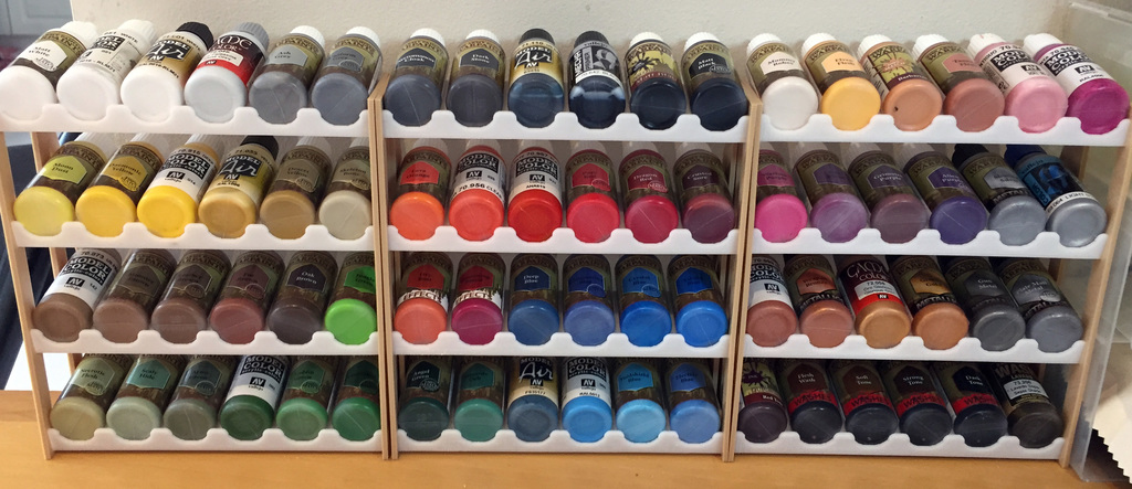 🎨 The Perfect Paint Rack・Free 3D File for ・Cults