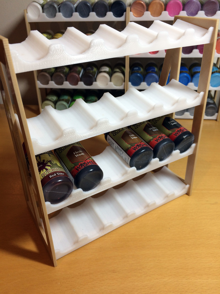 🎨 The Perfect Paint Rack・Free 3D File for ・Cults