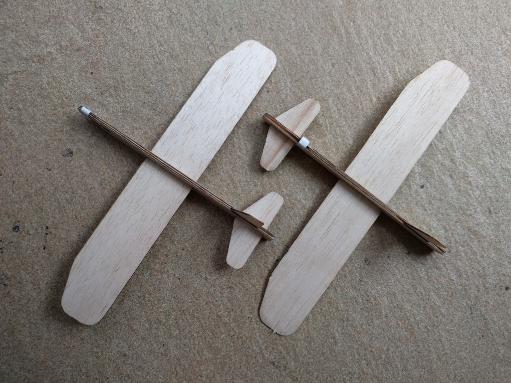 👽 Balsa glider/canard・Free 3D File for ・Cults
