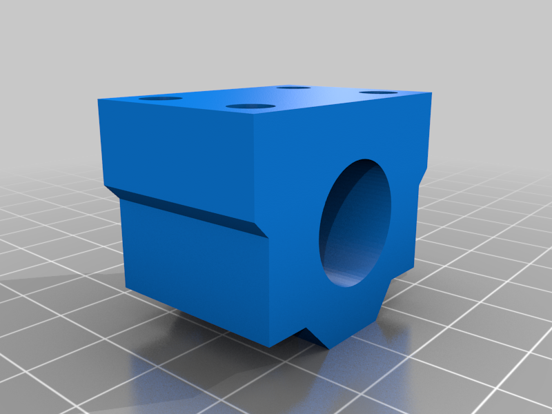 Free 3D file BLOCK FOR LM8UU BEARING FOR MINI CNC 🧞‍♂️ ・3D printing ...