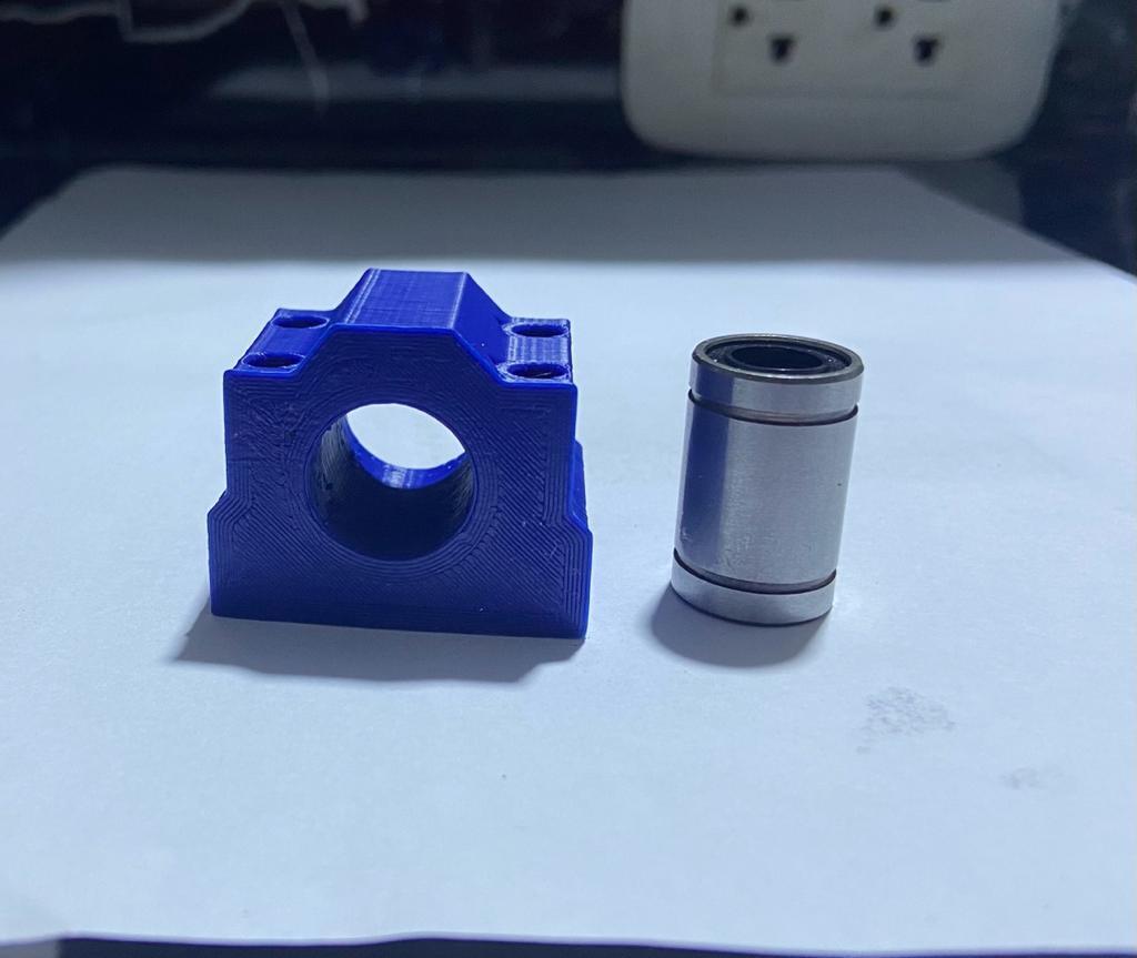 Free 3D file BLOCK FOR LM8UU BEARING FOR MINI CNC 🧞‍♂️ ・3D printing ...
