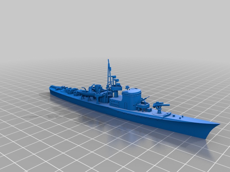 🚢 No. 13 Japanese Submarine Chaser (1/350)・Free 3D File for ・Cults