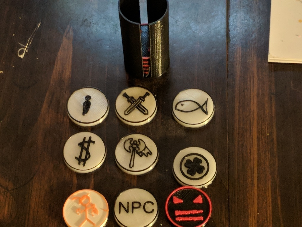Free 3D file Party Coin Tokens for Dungeons and Dragons 🥳 ・3D printer ...