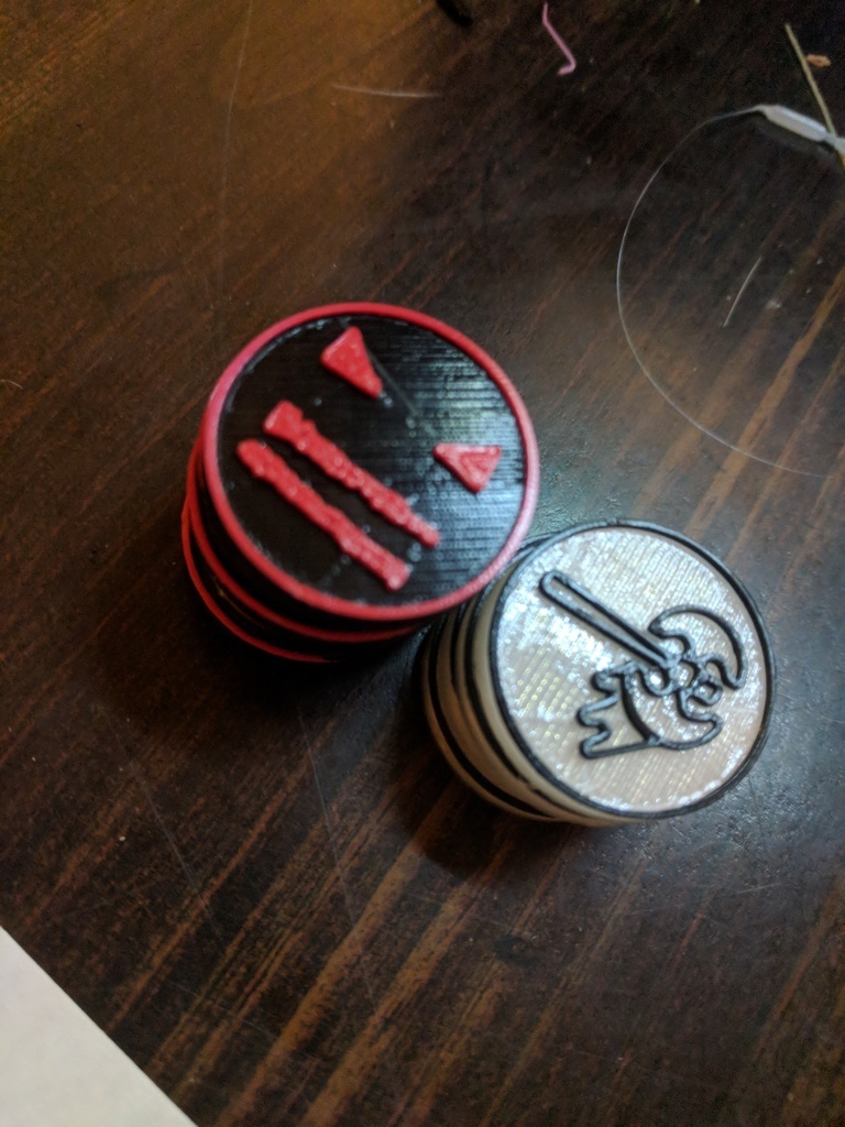 Free 3D file Party Coin Tokens for Dungeons and Dragons 🥳 ・3D printer ...