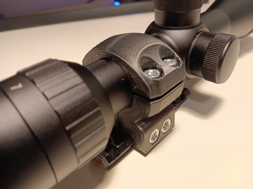 ⚽ Scope Mount's Picatinny Rail Collection (25,4mm tube scopes) V2・Free ...