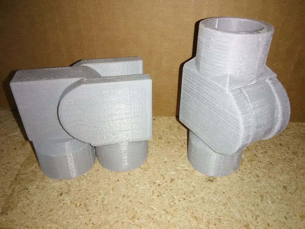 🧞‍♂️ 3/4 Inch PVC Pipe Hinge - 180° rotation・Free 3D File for ・Cults