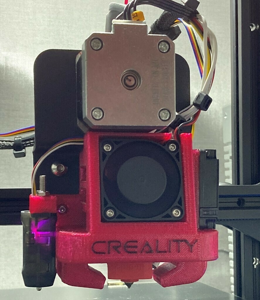 Free 3D file Satsana fan duct for Creality Spider Hot end and direct drive extruder with CR ...