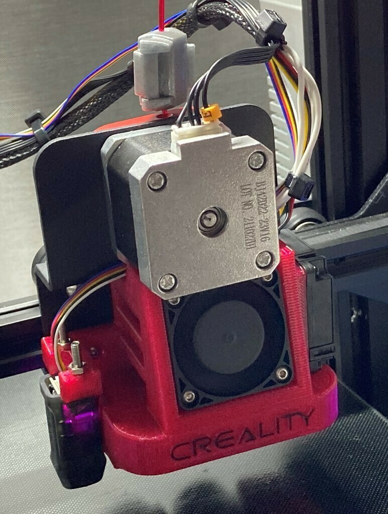 🕷️ Satsana fan duct for Creality Spider Hot end and direct drive ...