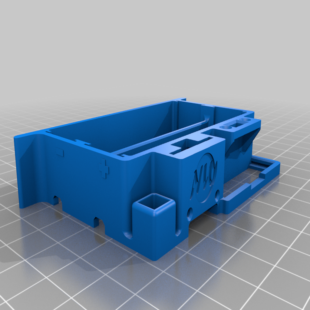 Free 3D file Q X7 18650 Battery Tray With Charging Jack 🔋 ・3D print ...