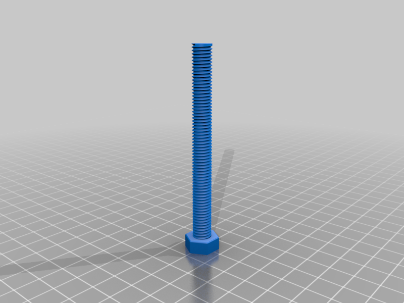 Free 3D file Nut Screw M8 x 80 🔩・Object to download and to 3D print・Cults