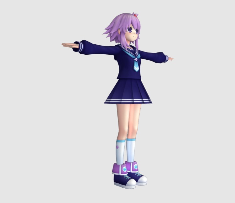 Archivo 3D gratis Hyperdimension Neptunia Neptune 👽・Plan de la ...