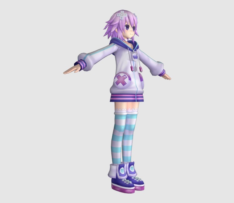 Archivo 3D gratis Hyperdimension Neptunia Neptune 👽・Plan de la ...