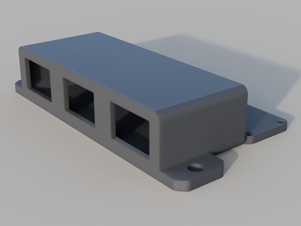 🔌 Triple Rocker Switch Mount・Free 3D File for ・Cults