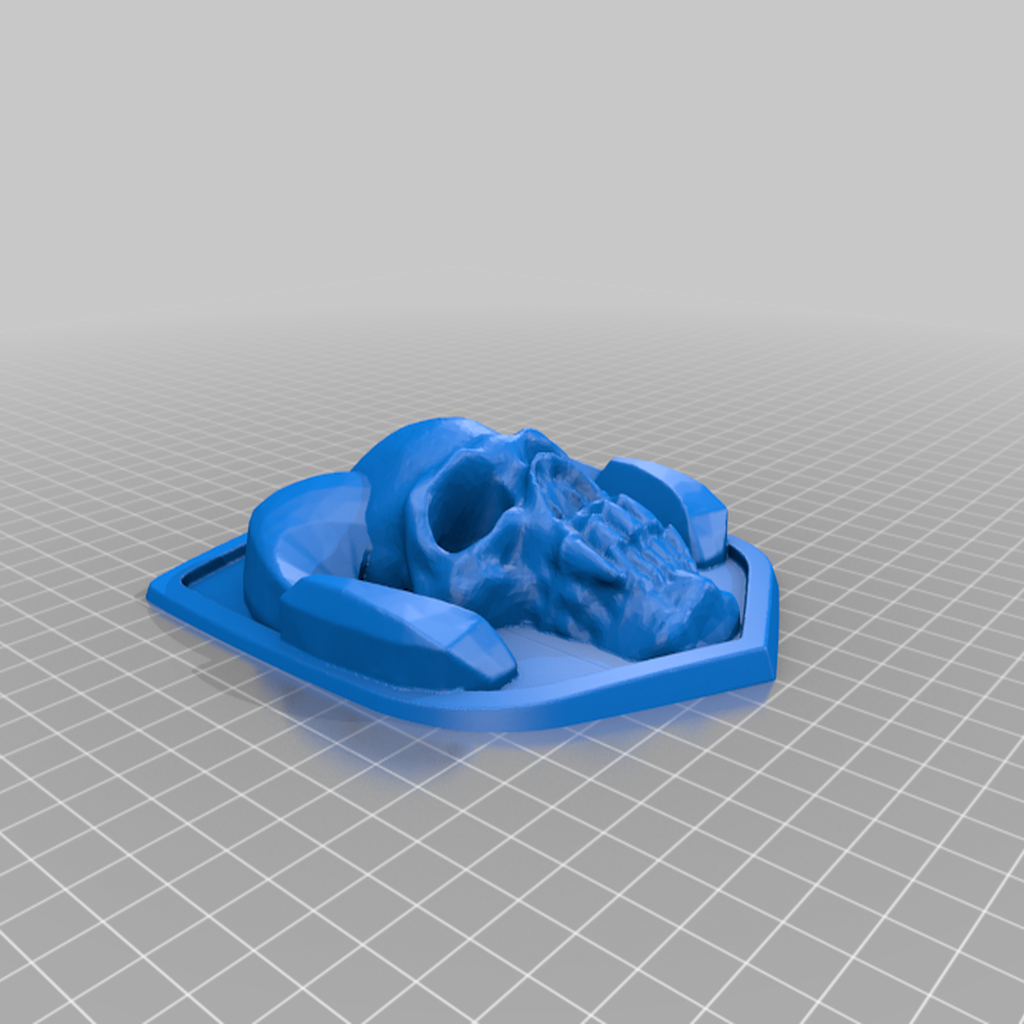 🐏 Evil Dodge Ram Grill Emblem・ 3D File for ・Cults