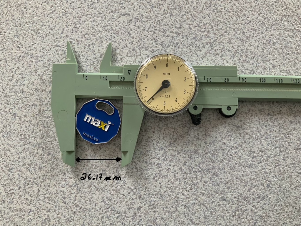 Free 3D file Shopping cart coin - grocery coin - token 🛒 ・3D printing ...