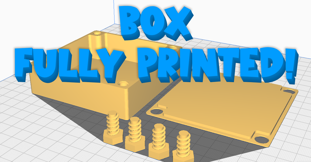 Free 3D file Box, Fully printed, No screws 📦 ・3D print object to ...