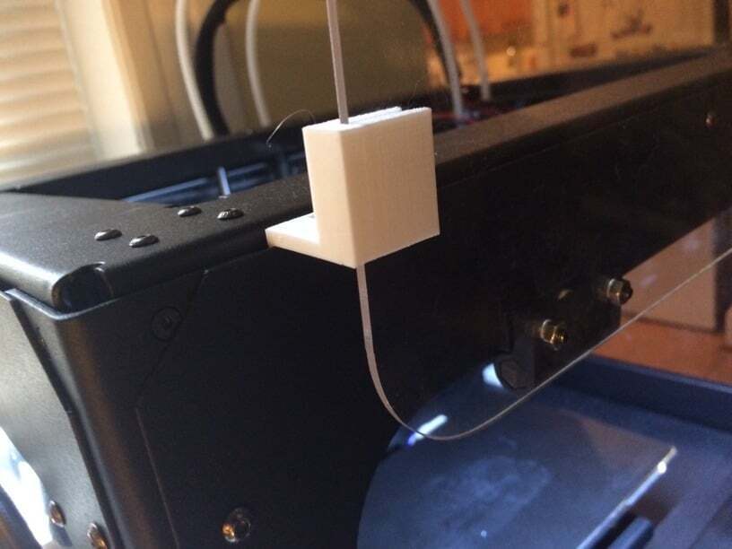 3D printable Door Holder with Chamfer for Flashforge/QIDI Tech/Makerbot ...