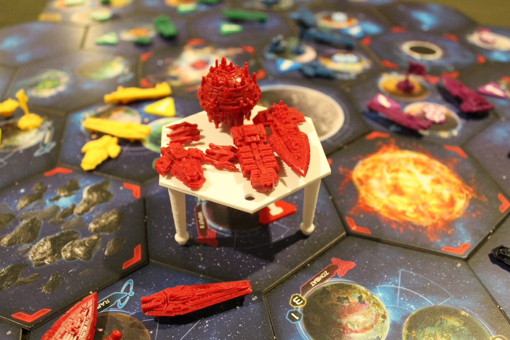 🚗 TI4 Fleet Stand・Free 3D File for ・Cults